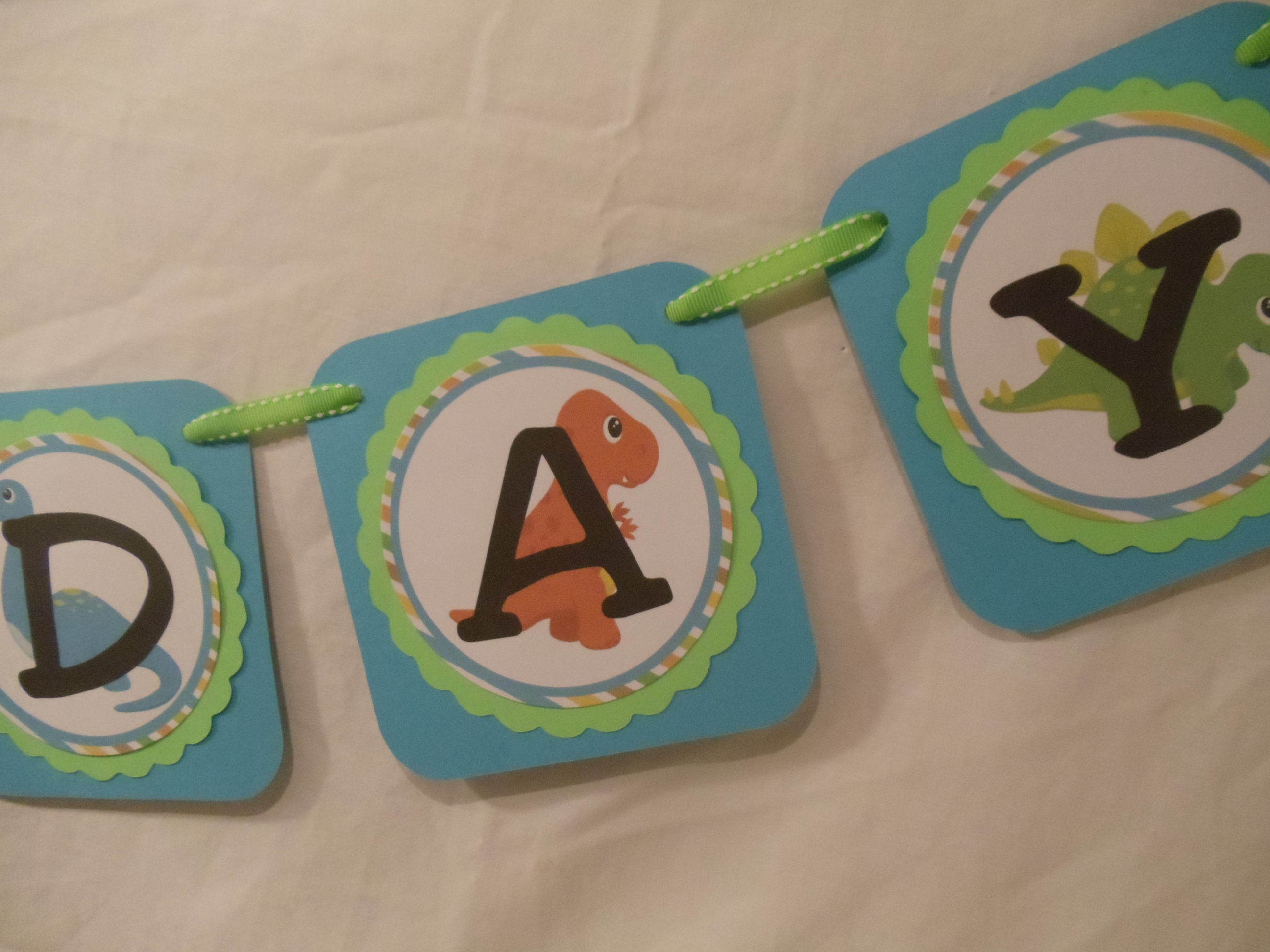 Dinosaur Birthday Banner on Luulla